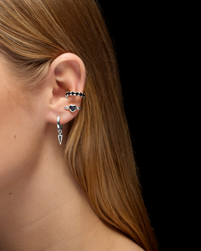 Eternity Ear Cuff - Sterling Silver Elegance | Maria Nilsdotter