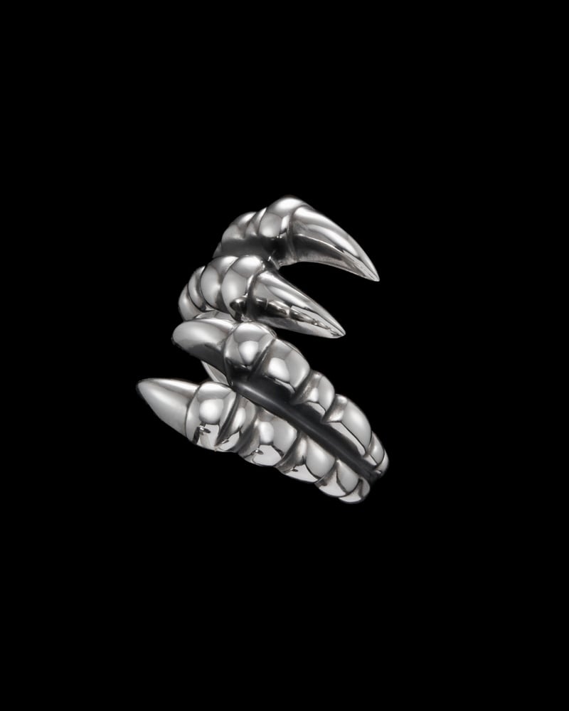 Claw Ring Double - Bold Sterling Silver Statement | Maria Nilsdotter