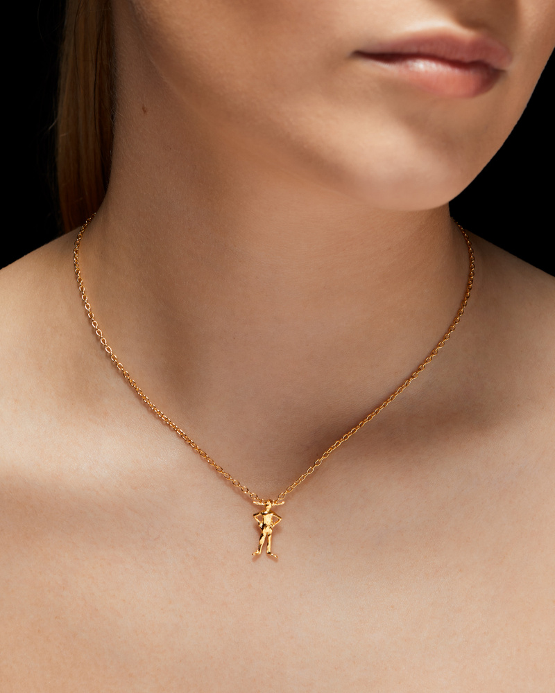 Pippi Necklace - Empowering 18k Gold-Plated Sterling Silver Piece ...