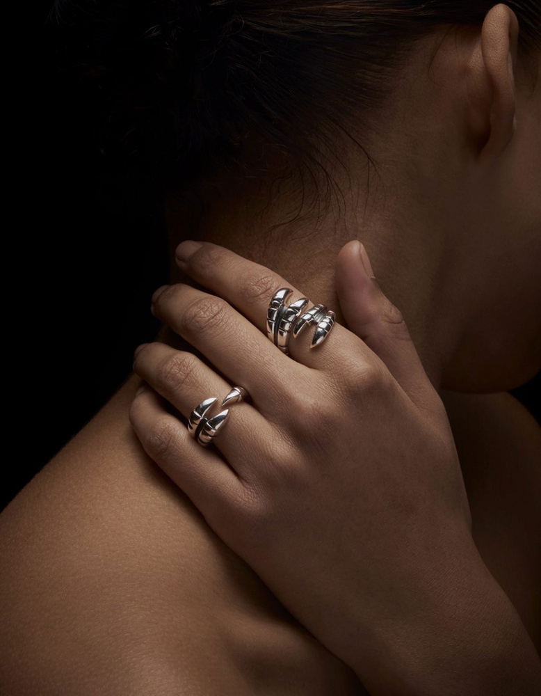 Claw Ring - Bold 925 Sterling Silver Statement Piece | Maria Nilsdotter